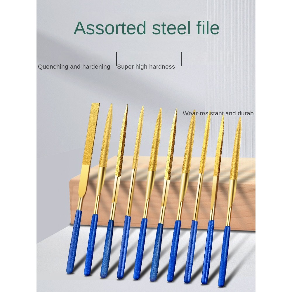 Diamond File Titanium-Plated File Assorted File Alloy Rubbing Knife ...