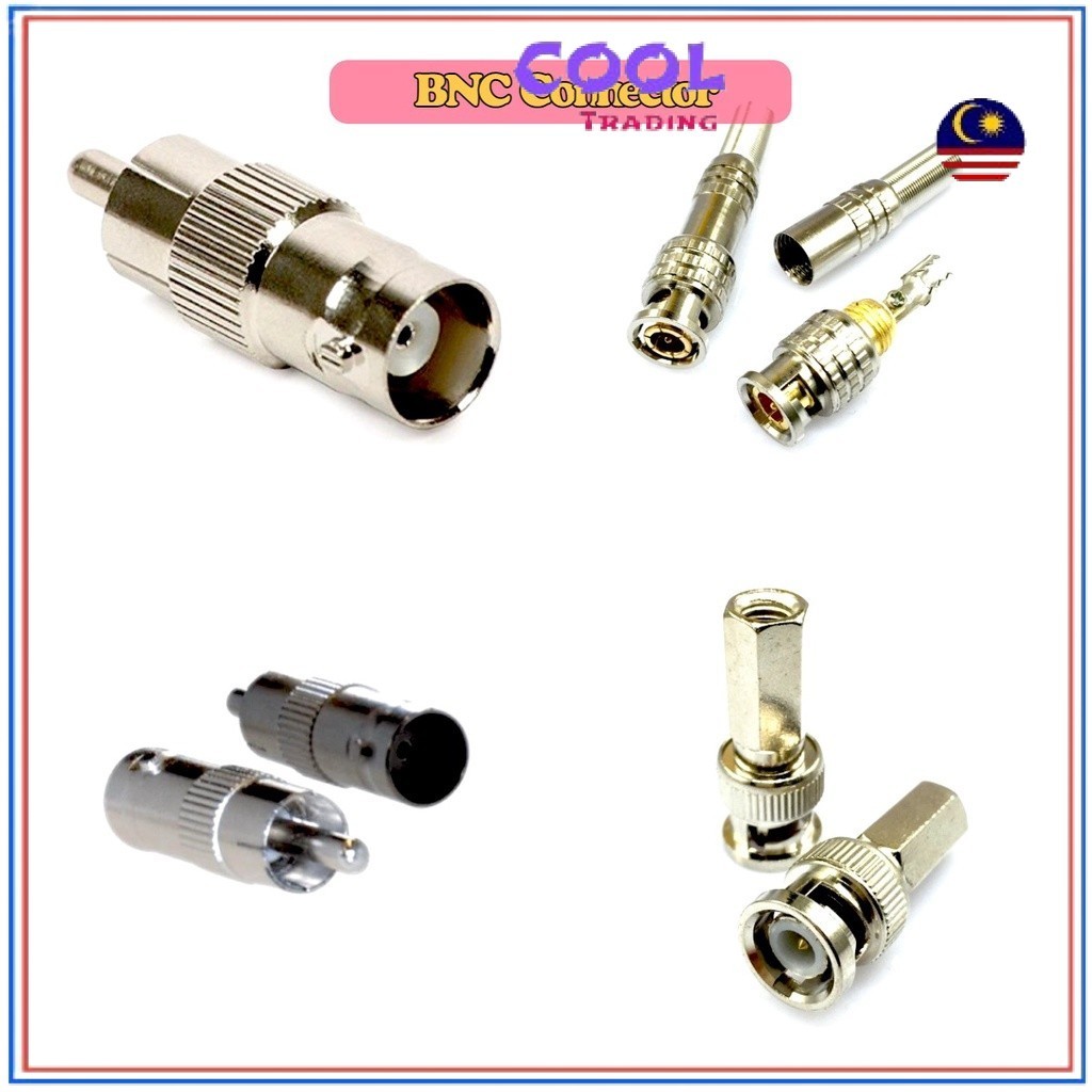 PPP Male Female BNC Connector Monitoring Camera Connect Camera Video ...