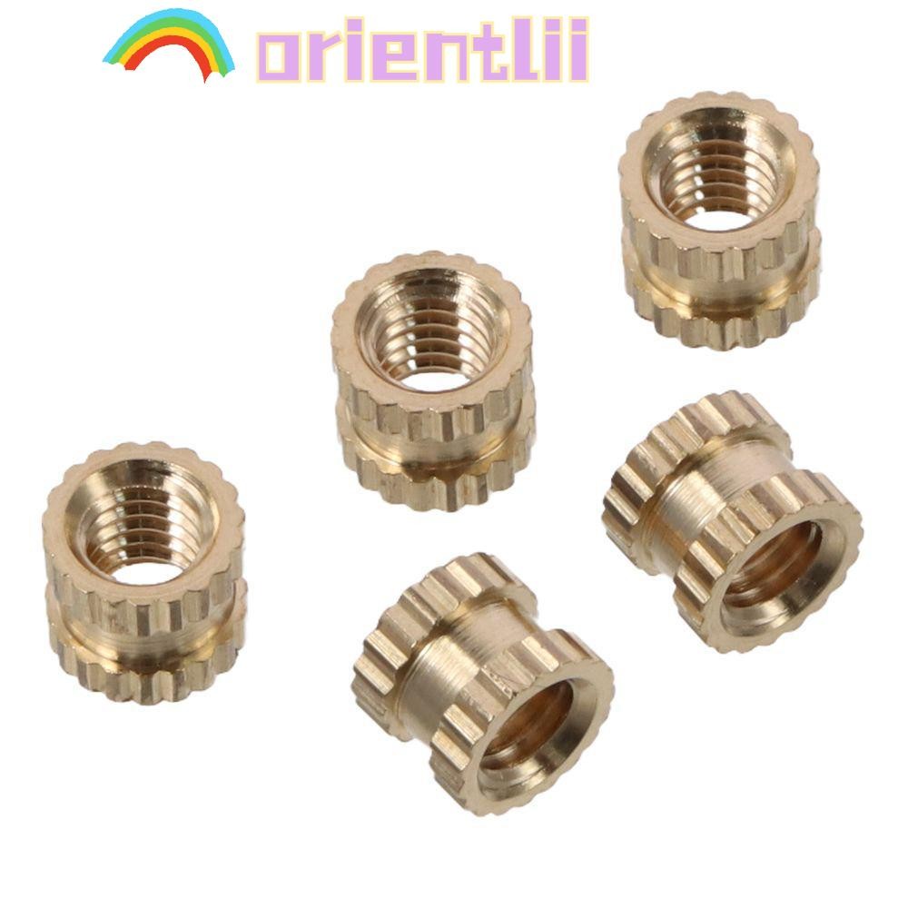 ORIENTLIIY 100Pcs Threaded Inserts, M3 M4 Knurled Insert Nuts, High ...
