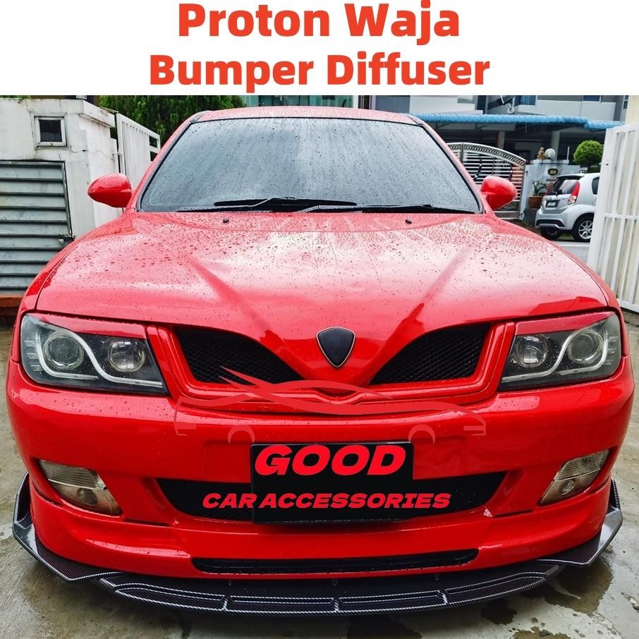 Proton Waja Front Bumper Diffuser Lip Wrap Angle Splitters Spoiler Side ...