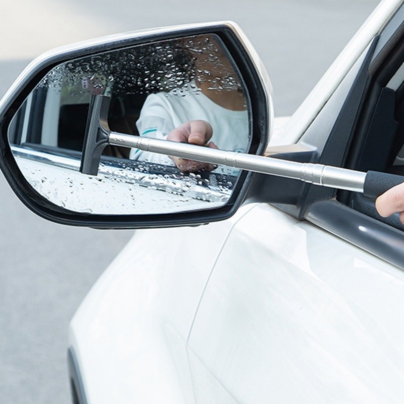 Car Side Mirror Squeegee Retractable Wing Mirror Wiper Cleaner All ...