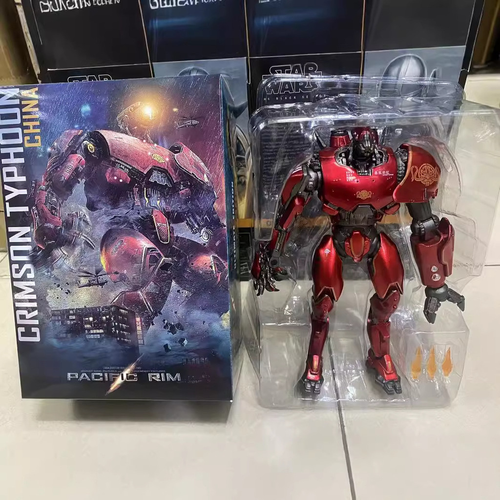 18CM Pacific Rim Crimson Typhoon Action Figure Deluxe Light Edition ...