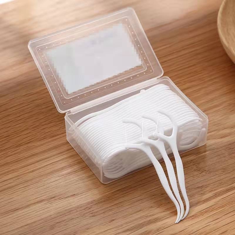 1pack contains 50 sterile dental floss contains 50 toothpick threads ...