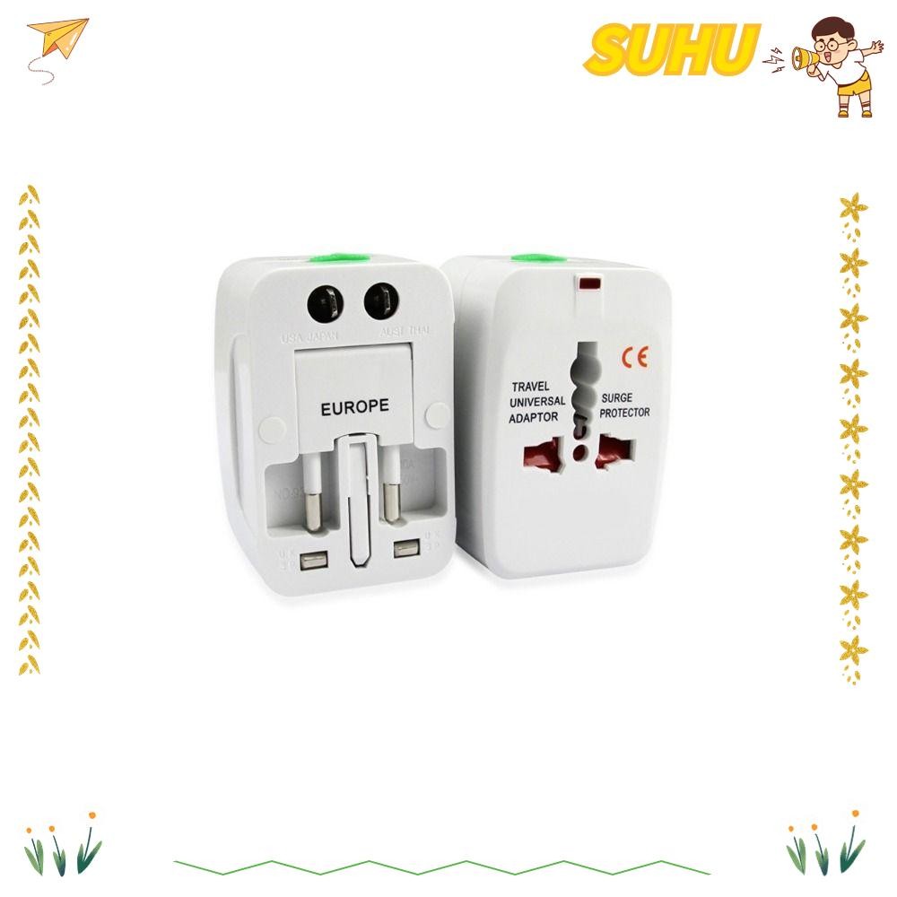 SUHU Travel Conversion Plug, White Copper Globalconversion Plug ...