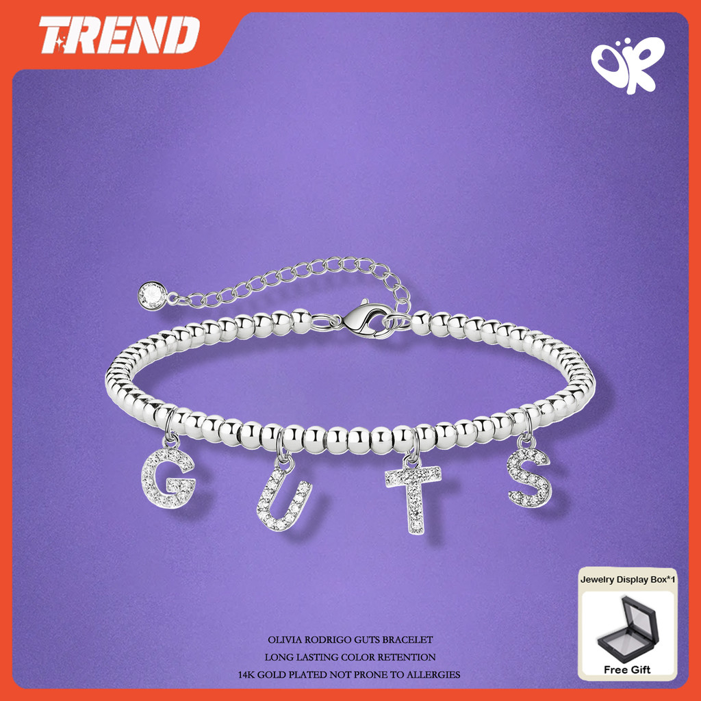 Olivia Rodrigo 2024 GUTS World Tour Merch Charm Bracelet for Men and ...