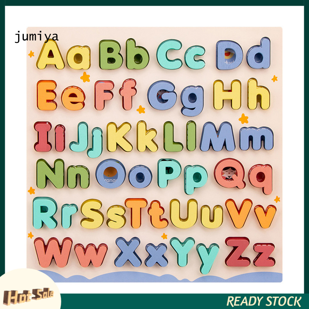 Educational Alphabet Toy Toddlers Alphabet Toy Wooden Alphabet Puzzle ...