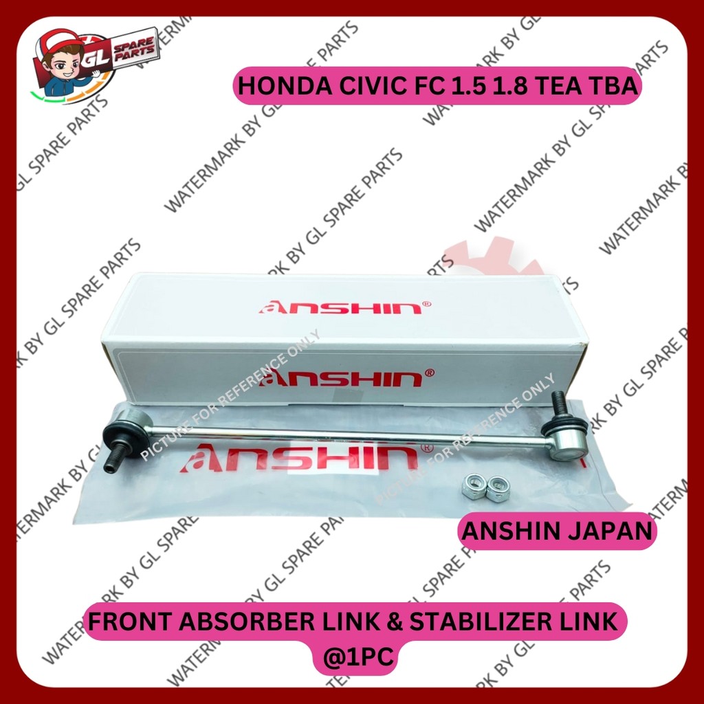 (ANSHIN JAPAN) FRONT STABILIZER LINK & ABSORBER LINK HONDA CIVIC FC 1.5 ...