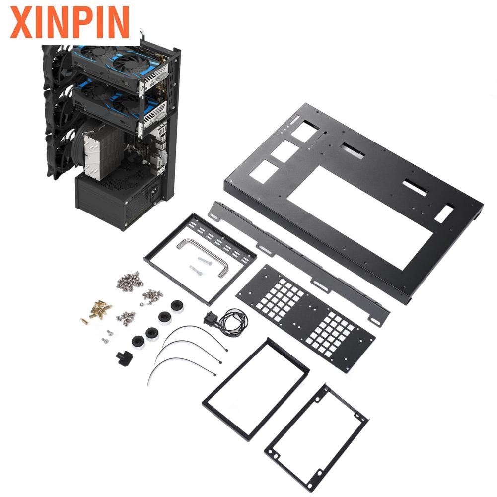 Xinpin DIY Computer Motherboard Case Rack Powerful Cooling Steel Plate ...