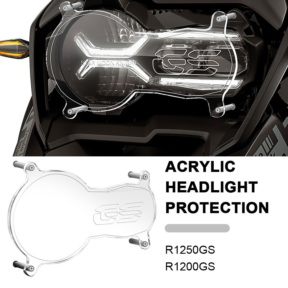 For BMW R1200GS R1250GS R 1250 GS Motorcycle Acrylic Headlight ...