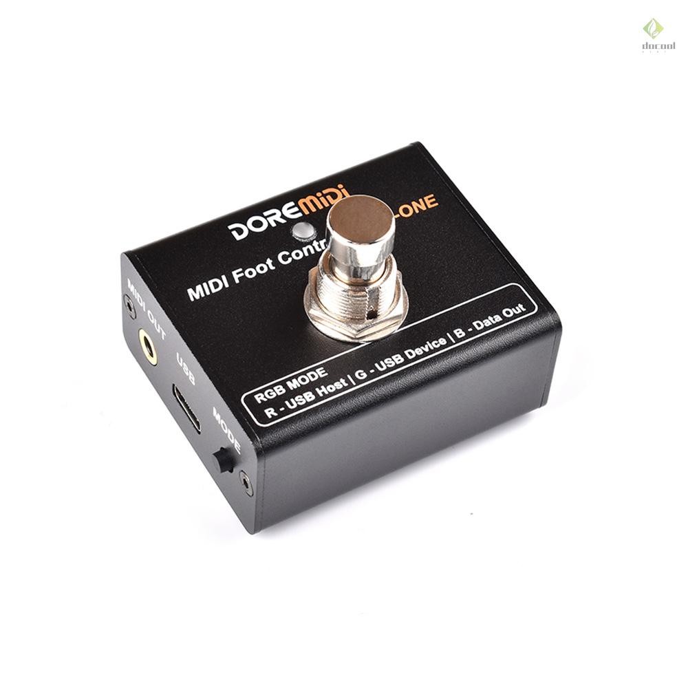 DOREMiDi MIDI Foot Controller Electric Guitar MIDI Effects Pedal Plug ...
