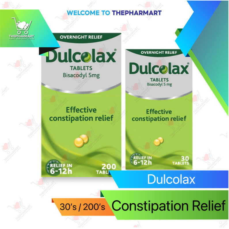 Dulcolax Laxatives Tabs Sembelit Constipation Relief | Shopee Malaysia