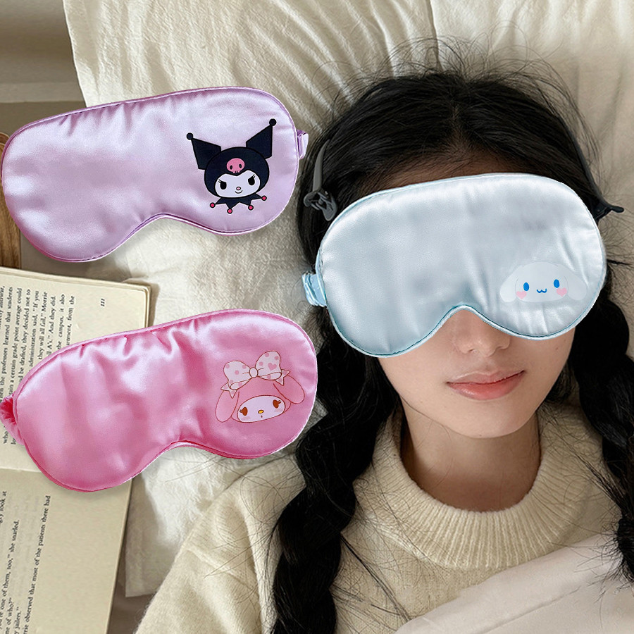 Kuromi Sleeping Eye Mask Melody CinnamorolI Kawaii Cartoon Lmitated ...