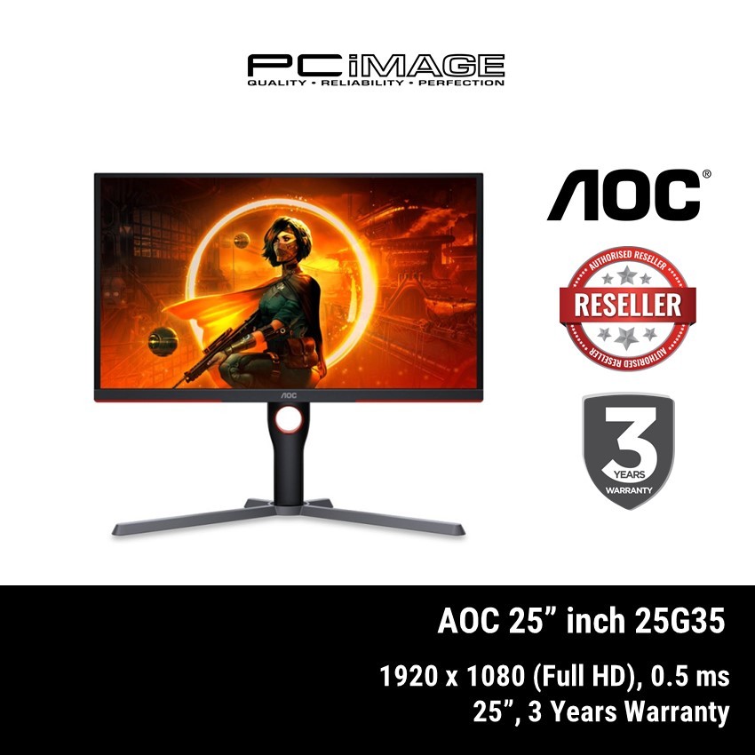 AOC 25G3Z 24.5" FHD 240Hz Gaming Monitor ( HDMI, DP, 3 Yrs Warranty ) | Shopee Malaysia