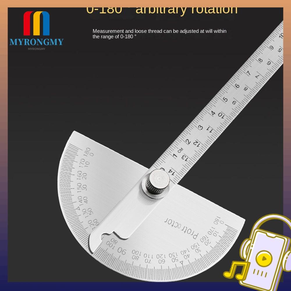 MYRONGMY Protractor 180 Degree Angle Conveyor Angle Meter Angle Ruler ...