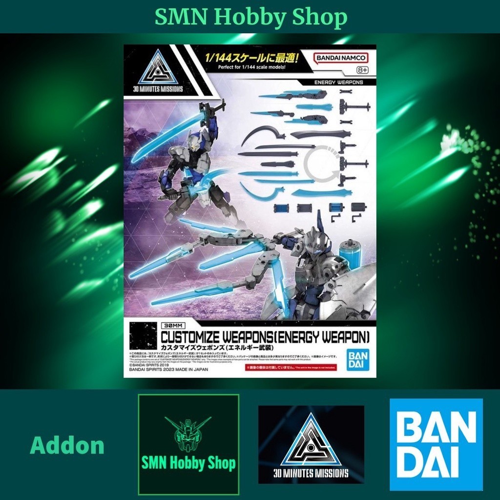 30MM 1/144 Customize Weapons Energy Weapon W-24 Addon Weapon & Backpack ...