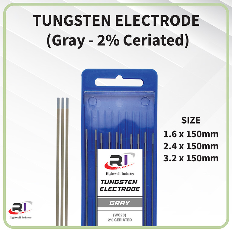 Tungsten Electrode - Gray (2% Ceriated) | Shopee Malaysia