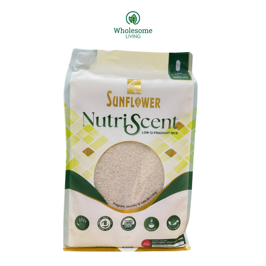 Sunflower Nutriscent Low GI Fragrant Rice 5kg | Shopee Malaysia