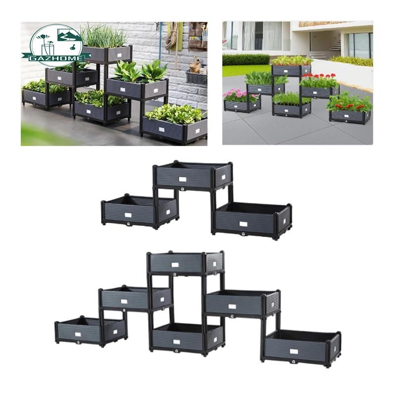 [Garende] Tiered Planter, Raised Flower Box, Raised Raised Garden Bed ...