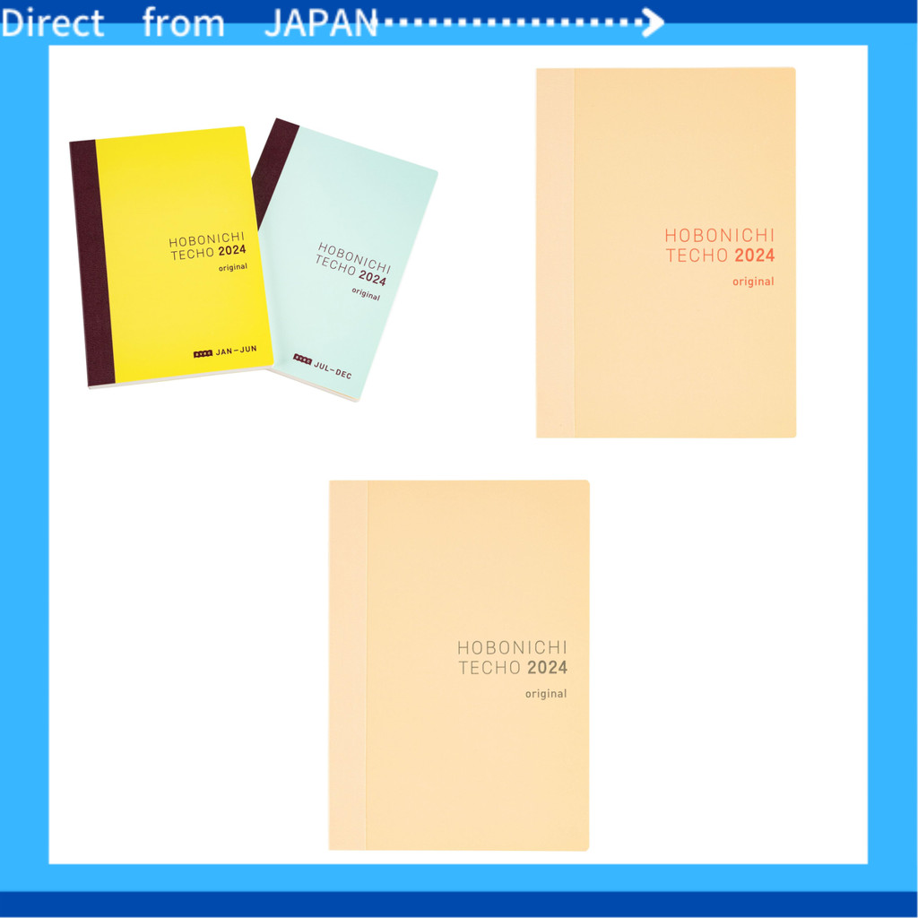 Hobonichi Techo 2024 Notebook Original (A6) avec [A6/1 page per day ...