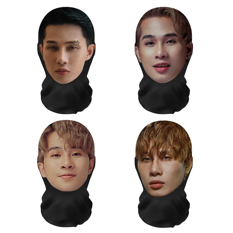 Jack J97 Full Face 3D Mask Idol Singer V-Pop Seamless Elastic Funny ...