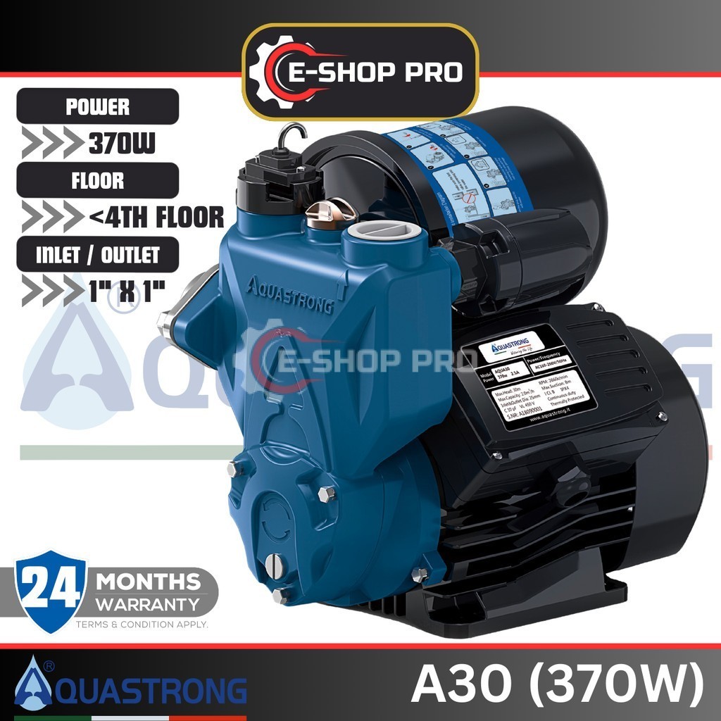 AQUASTRONG A30 MESIN PAM AIR ELEKTRIK RUMAH MACHINE ELECTRIC WATER PUMP ...