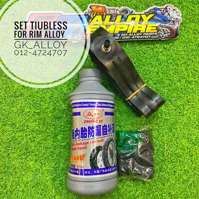 🔥GETAH + GAM TIUBLESS UTK RIM YANG NAK PAKAI TIUBLESS utk SAIZ rim 17 ...