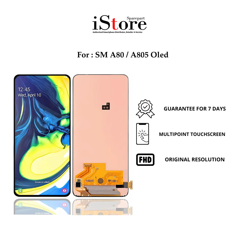 Istore Lcd Samsung A80 / A805 Oled Fullset Touchscreen Original HFIX ...