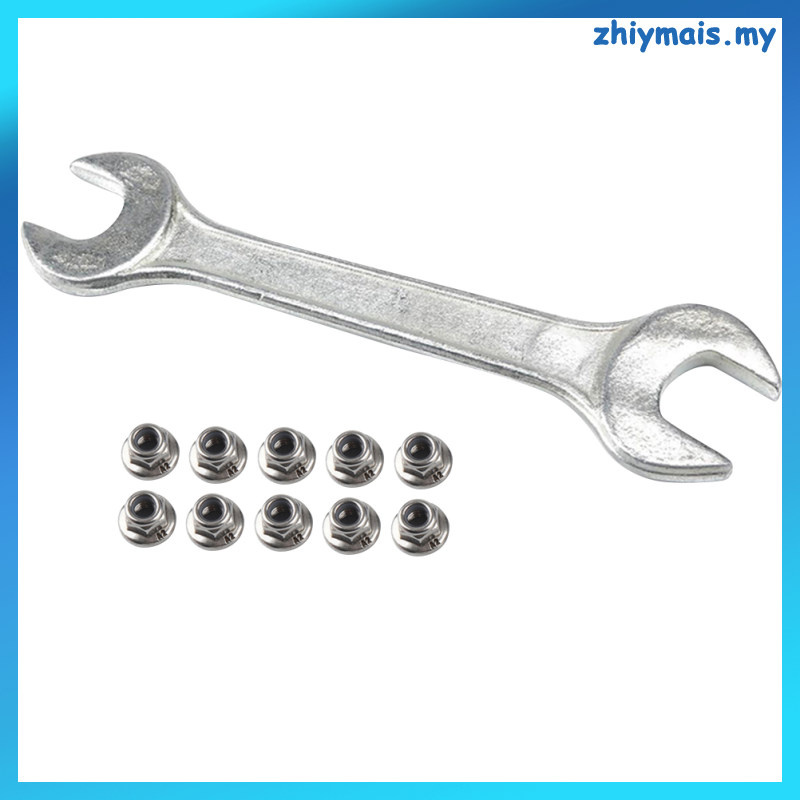 Stainless Steel Lock Nut Flange Locknut Self-locking Bolt Assortment ...