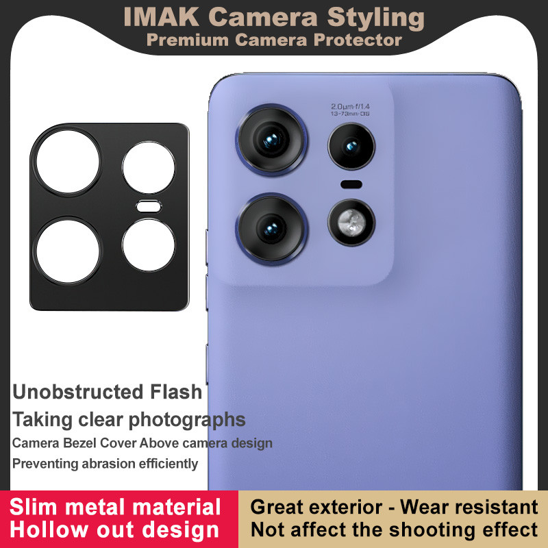 Original iMak Motorola Moto Edge 50 Pro 5G Metal Frame Camera Lens Film ...