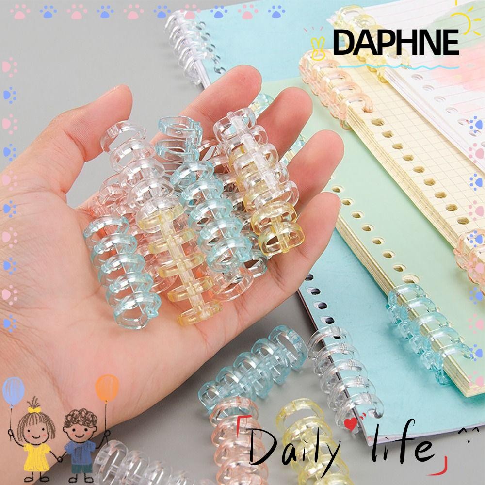 DAPHNE-HOME 10Pcs Binder Rings, Binding Spines Snap Split A4 A5 A6 ...