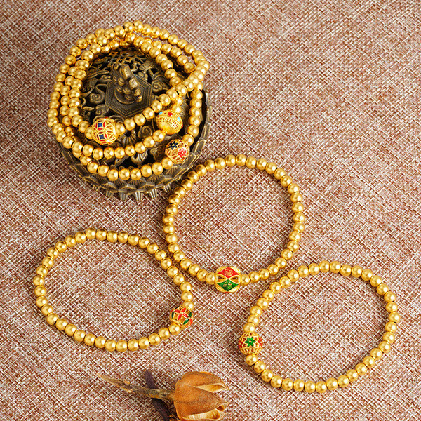 gelang couple gelang emas 916 gelang titanium anti karat original Tahan ...