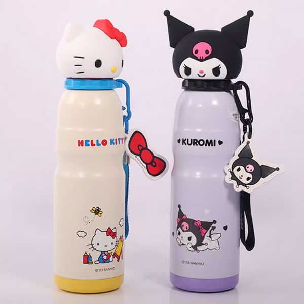 botol air tahan sejuk kuromi tumbler tahan sejuk budak tumbler with straw Cawan tulen Korea ...
