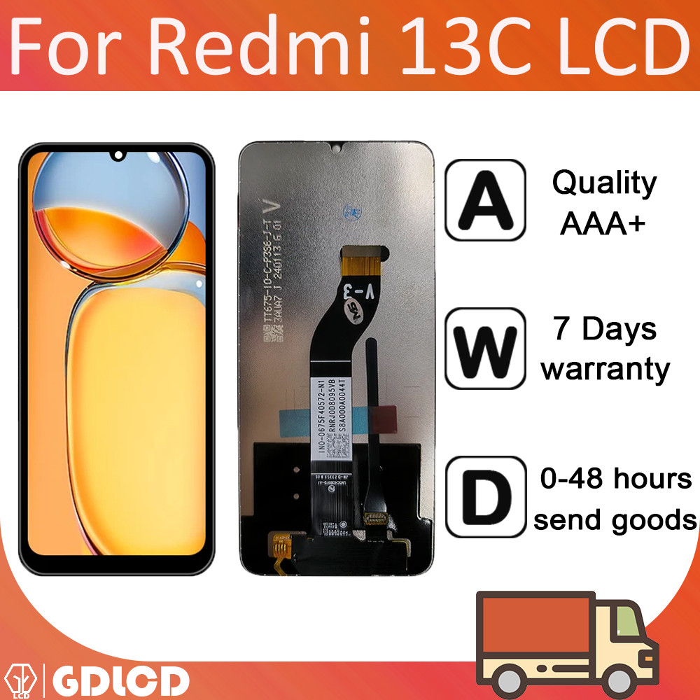 For Xiaomi Redmi 13C LCD Display Touch Screen Digitizer Assembly ...