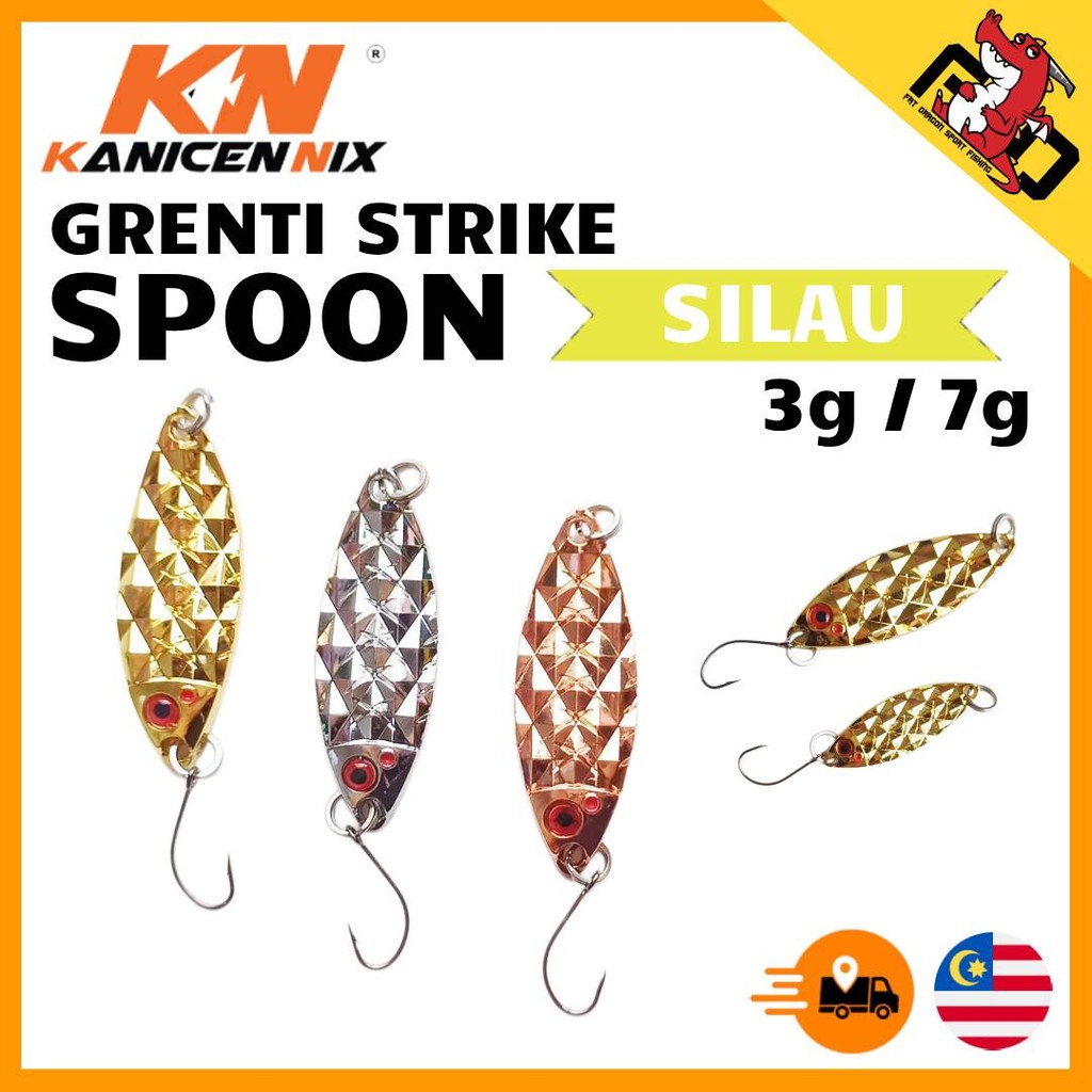 KANICEN NIX Grenti Strike Spoon SILAU 3G / 7G ORIGINAL Micro Spoon | Shopee Malaysia