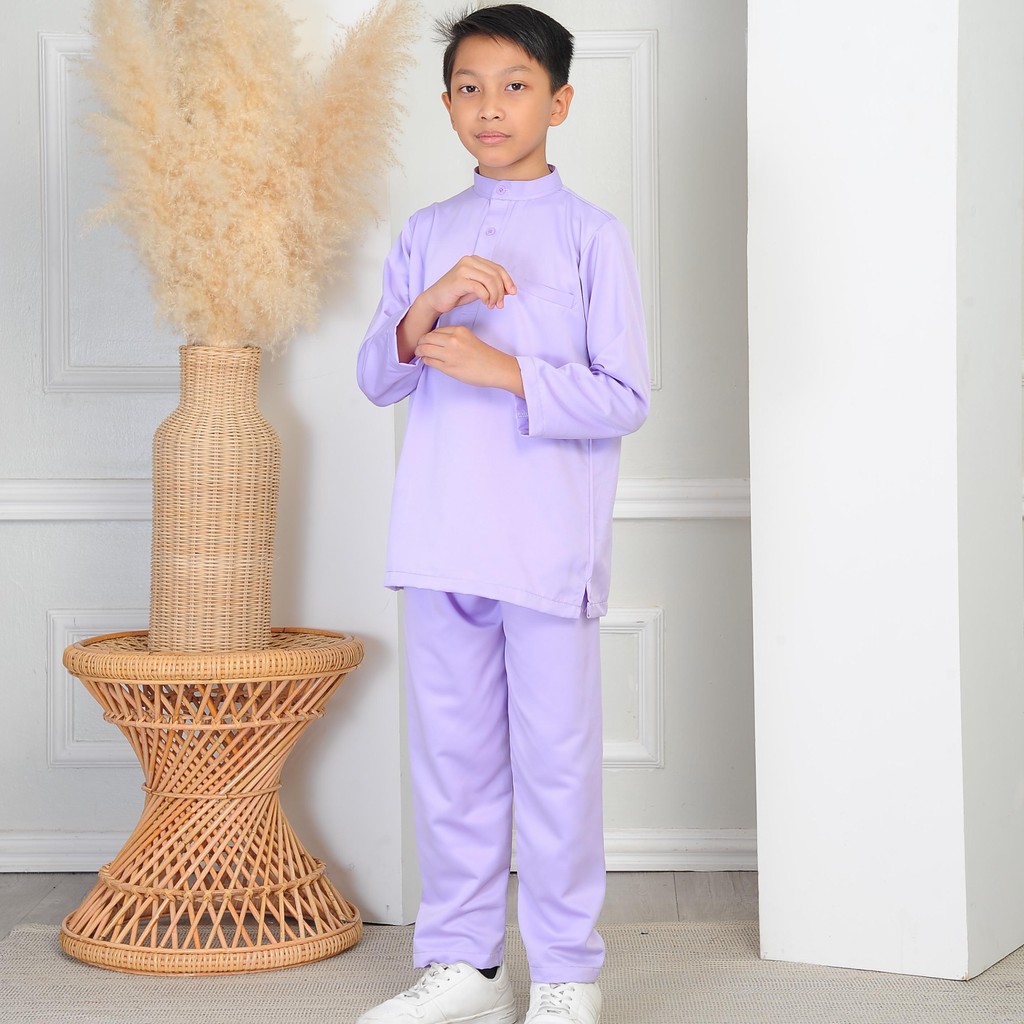 Baju Melayu Budak Dan Dewasa Raya Pearl Skin Premium Quality Soft ...