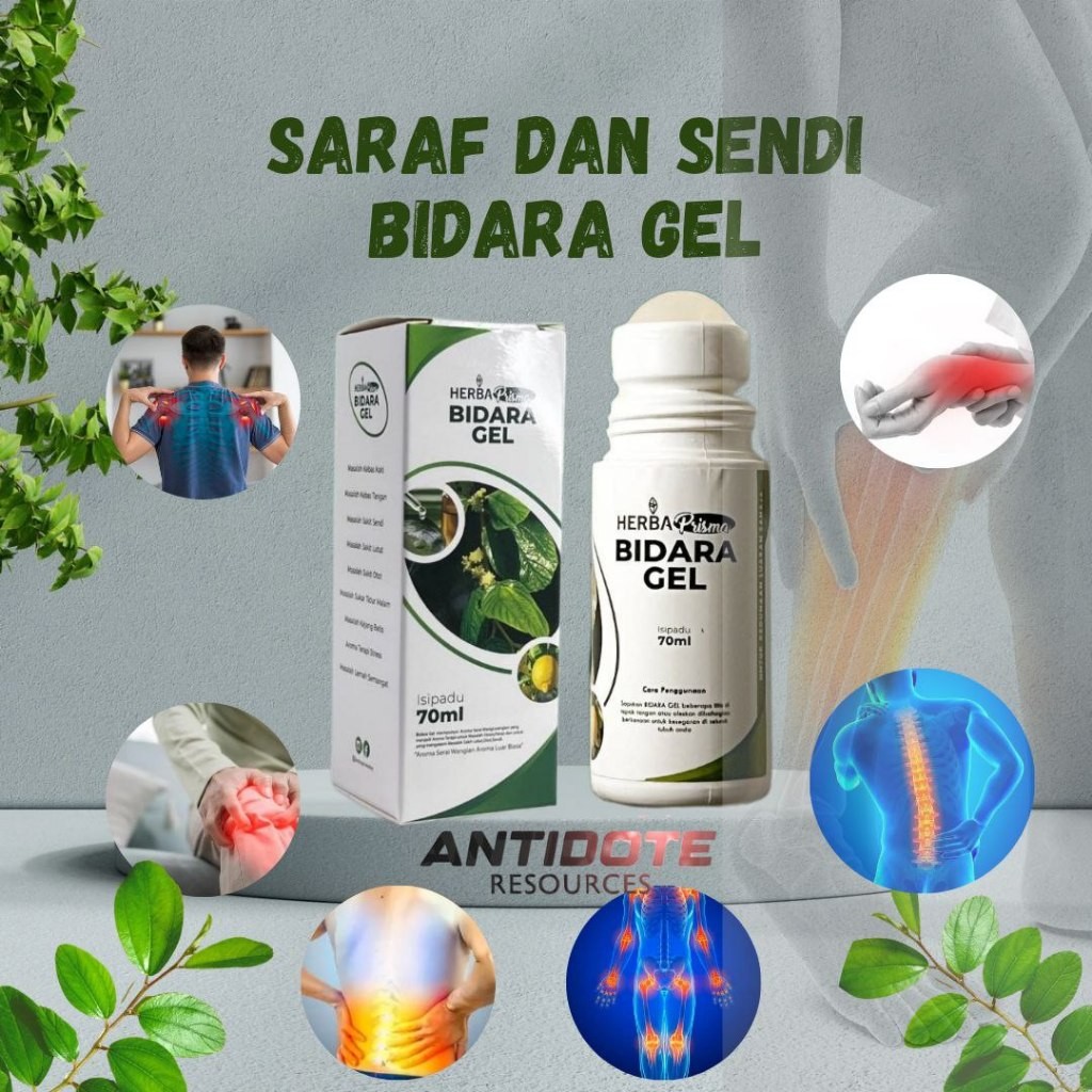ORIGINAL HERBA PRISMA MINYAK ANGIN BIDARA GEL SARAF & SENDI | Shopee ...