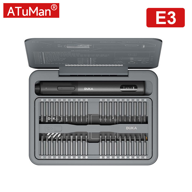 DUKA Atuman E3 Electric Screwdriver Kit 95 in 1 Magnetic Precision ...