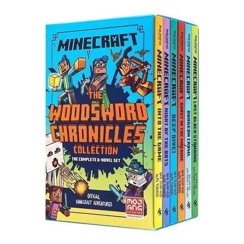 ne craft Woodsword Chronicles Set Berkotak 6 Buku Mc Minecraft Buku ...