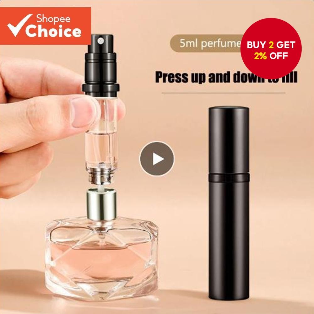Mini Perfume Atomizer 5ml - Refillable Bottom-Fill Spray Bottle For ...