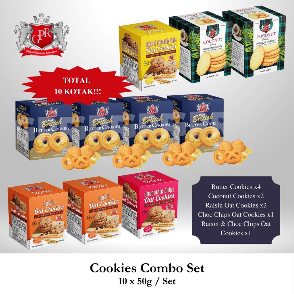 GPR Set Trial Classic Cookies (50g) – Wedding Doorgift【1 order maximum 10 set】 | Shopee Malaysia