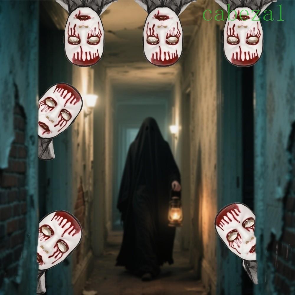 CABEZA Blood Scar Mask, Reusable Realistic Blood Halloween Mask ...