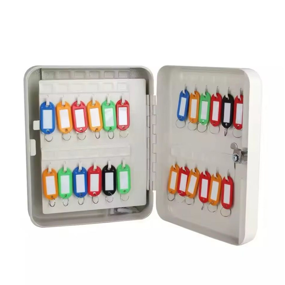 Key Box Key Cabinet Metal Key Box Wall Mount Safe Storage Key Lock ...