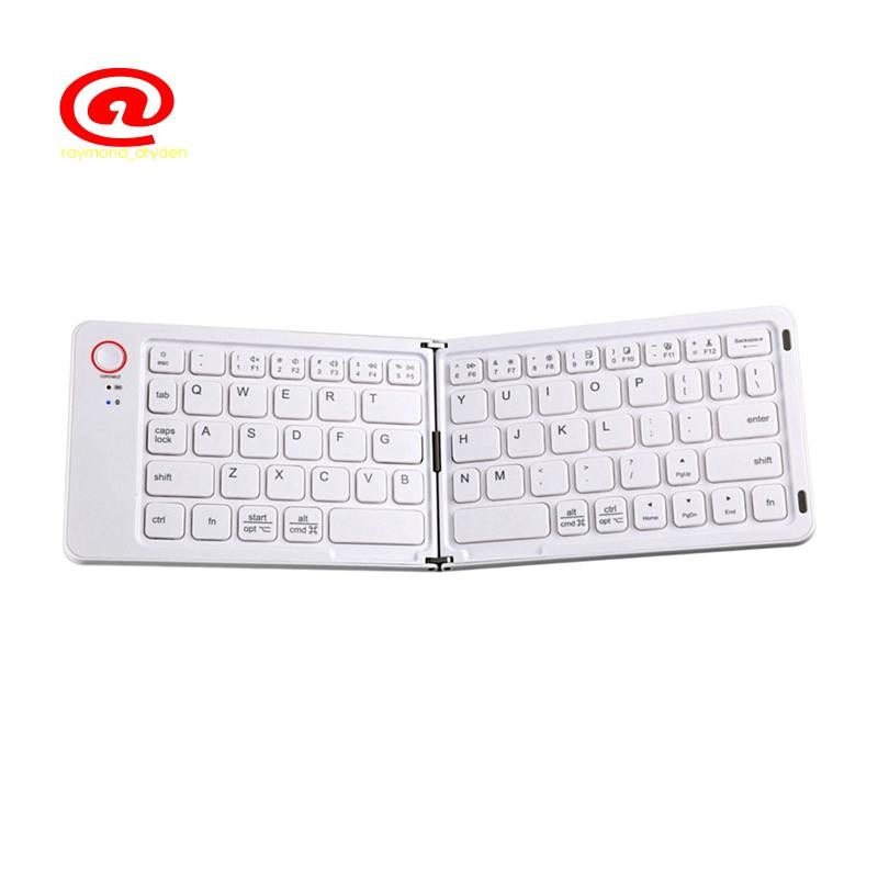 Wireless Foldable Keyboard Mini Portable Double Folding Keyboard ...
