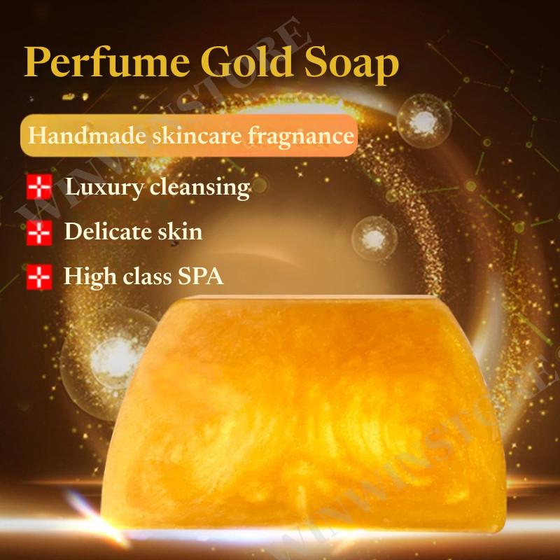 Perfume Gold Soap Body Care Mite Cleansing Soap Fragrance Cleaning ...