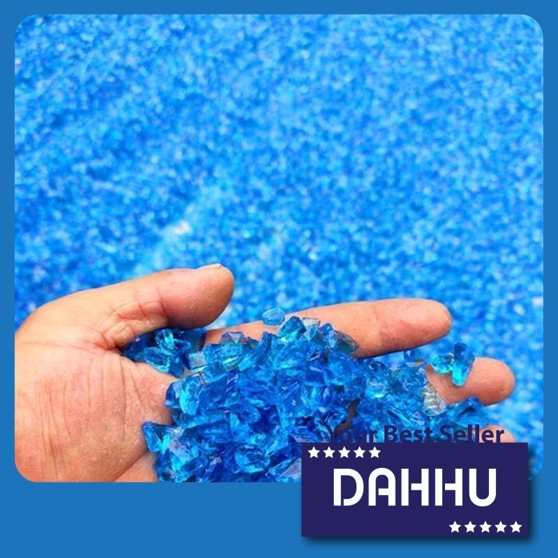 Aquarium Blue Crystal Sand Stone (500g) ,Pasir Crystal Biru Best ...