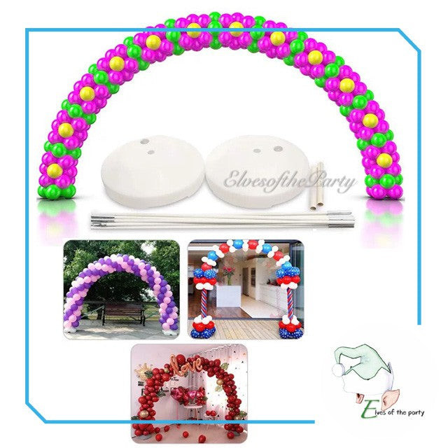 Balloon Arch Standee Kit (9ft Tall & 10ft Wide), Adjustable Balloon ...