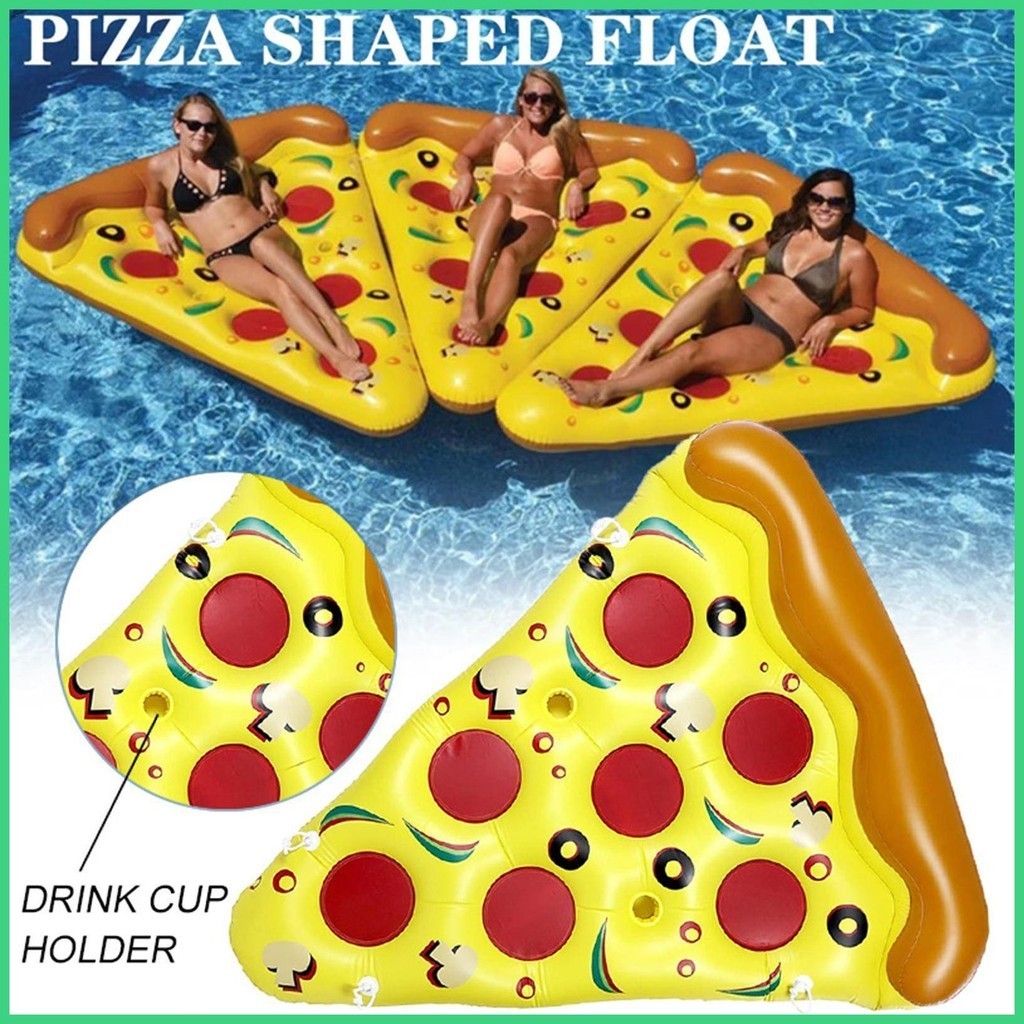 Pool Floats Adult Funny Large Pizza Shape Inflatable Floaties for Pool Innovative Summer Pool ...