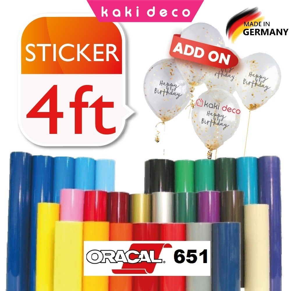 KakiDeco 🔥Oracal 651🔥 Cutting Sticker Loose sheet Heavy Duty Sticker ...