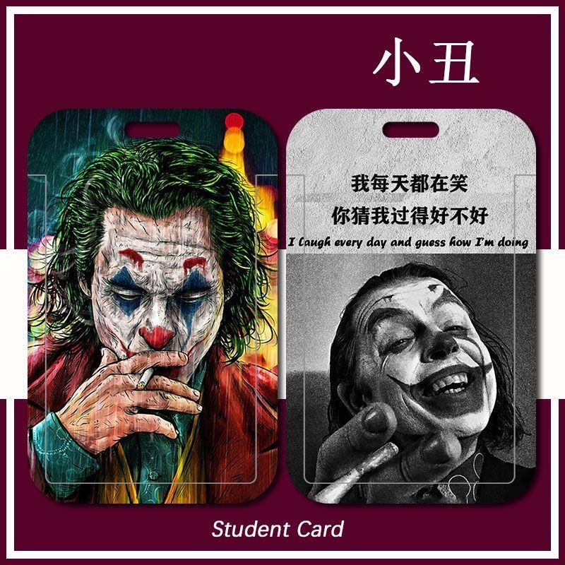 Joker Custom Card Holder Student's School Badge Bus Card MRT Card ...