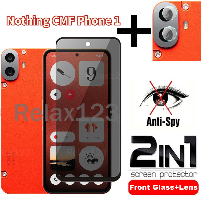 Nothing CMF Phone 1 5G 2in1 Tempered Glass Privacy For Nothing CMF ...